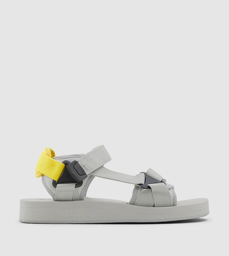 Buy Call It Spring Delta Casual Sandals In Yellow | 6thStreet UAE