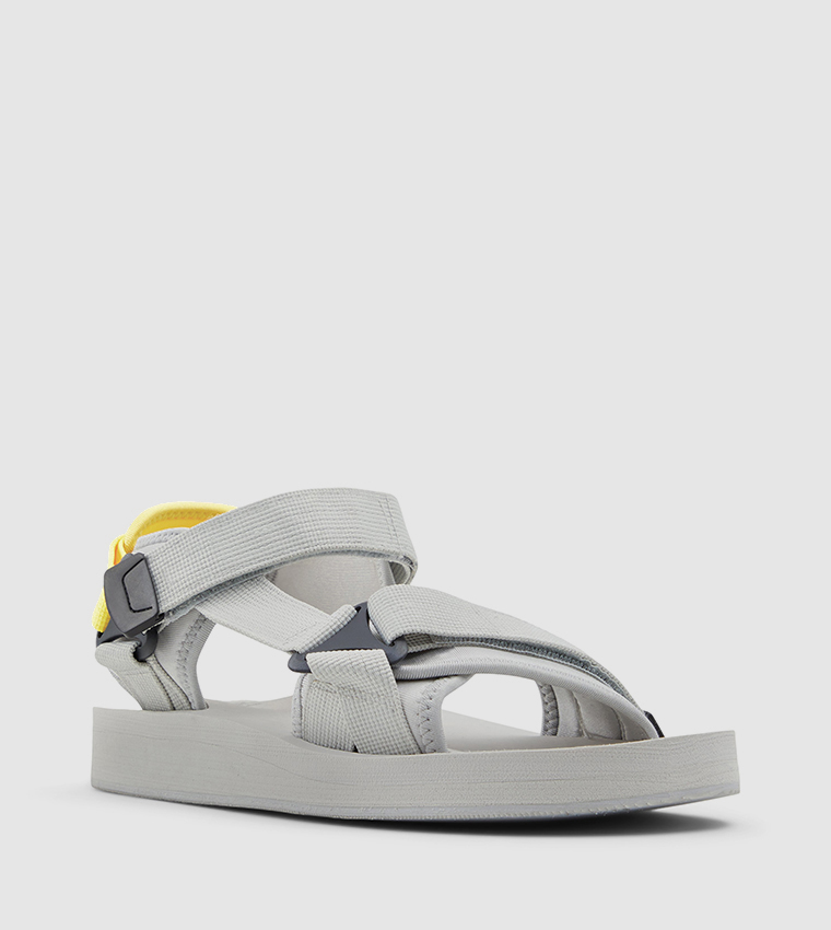 Buy Call It Spring Delta Casual Sandals In Yellow | 6thStreet UAE