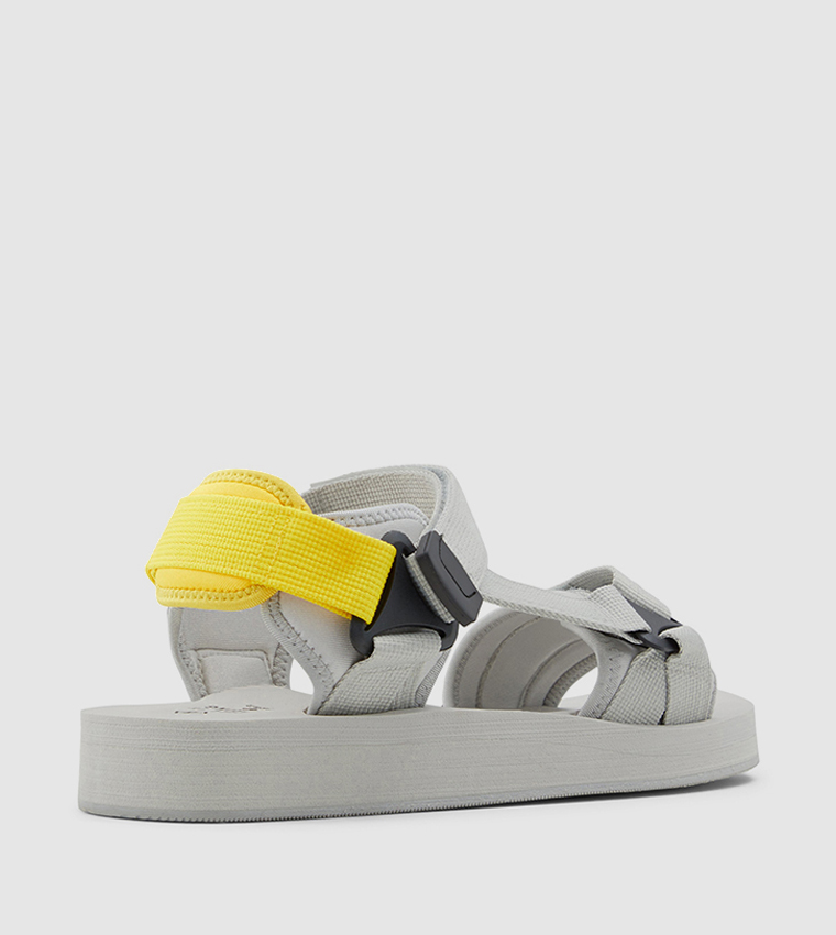 Buy Call It Spring Delta Casual Sandals In Yellow | 6thStreet UAE