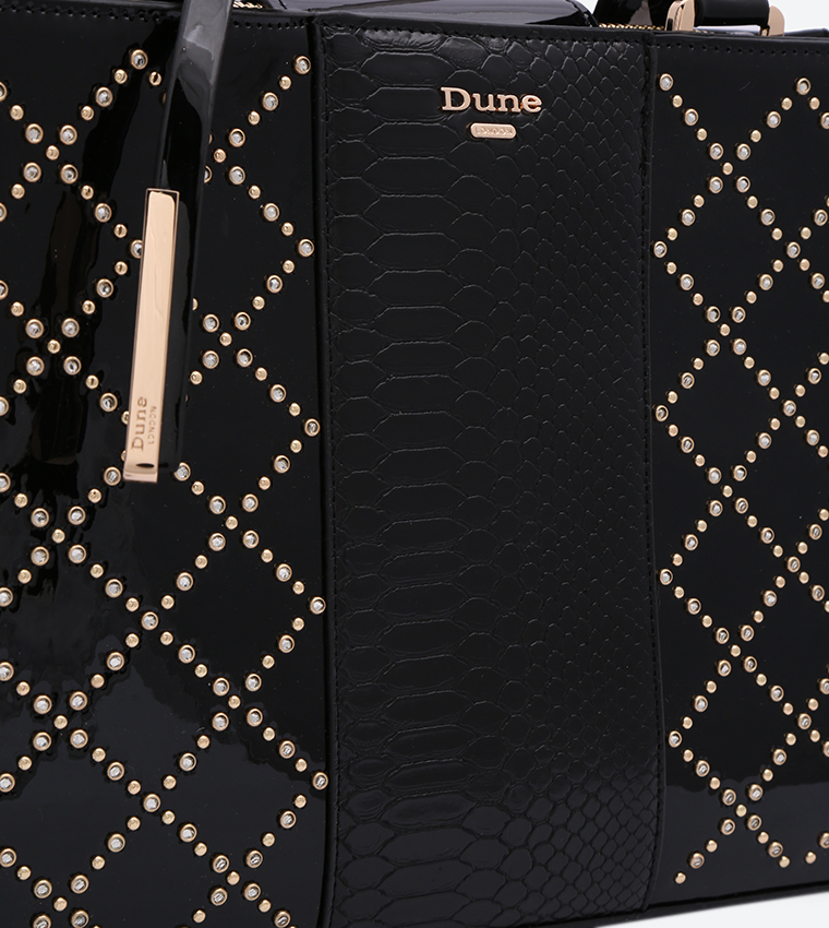 Buy Dune London Dipsy Di Tote Bag Black In Black | 6thStreet Kuwait