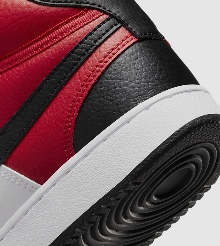 Buy Nike Court Vision Mid Top Sneakers In Red | 6thStreet UAE