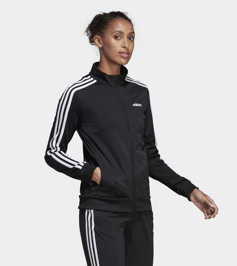 Buy Adidas Essentials Track Jacket White In White | 6thStreet Qatar