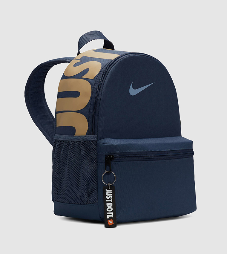 Buy Nike Printed Brasilia Mini Backpack In Blue | 6thStreet UAE