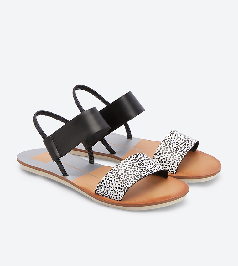 Buy Dolce Vita Neily Two Strap Sandals Black DSW418234 In Black ...