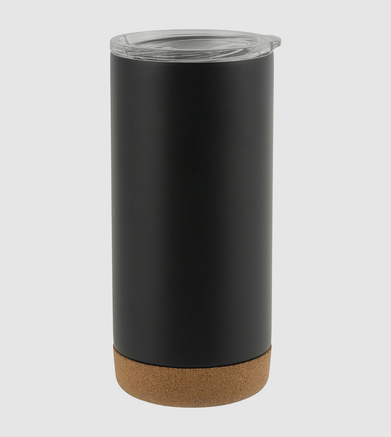 Buy Giftology RASTATT Insulated Travel Mug With Cork Base In Black ...