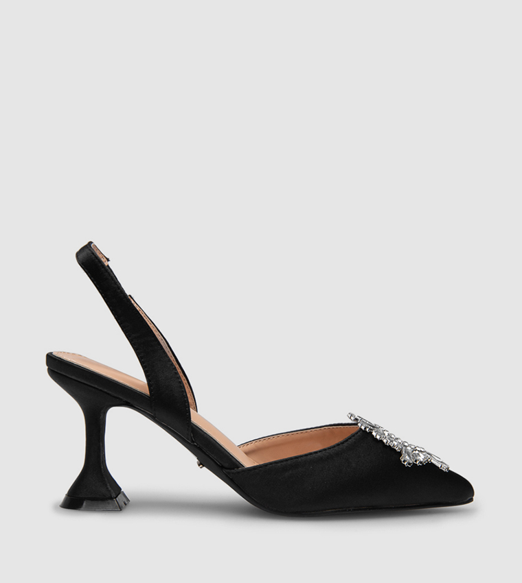 Buy DEEZEE @ CCC Mid Heel Stilettoes Sandal In Black | 6thStreet UAE