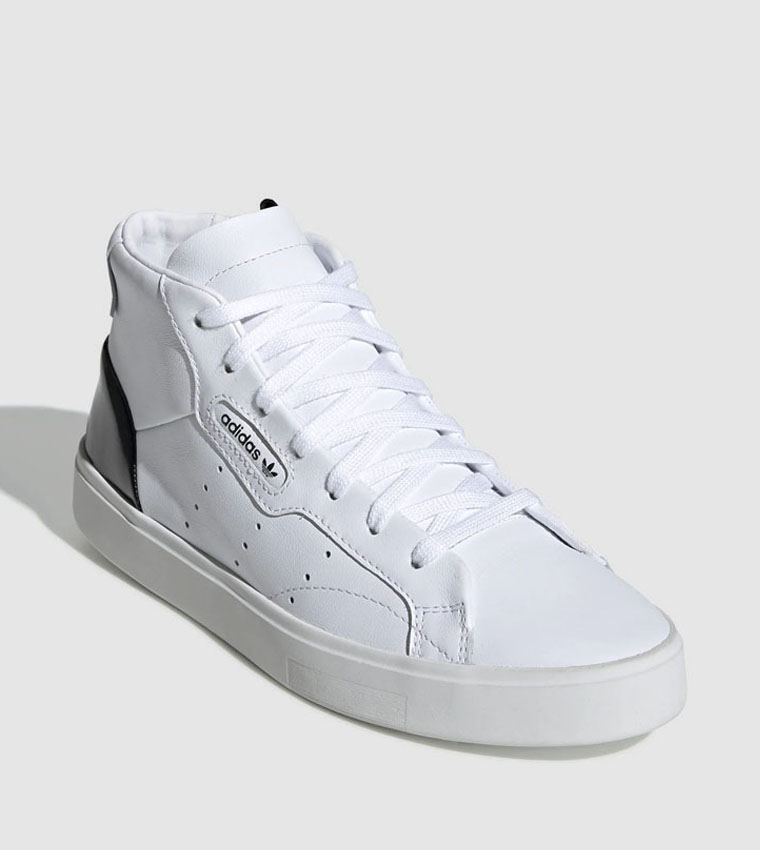 Buy Adidas Lace Up Mid Top Sneakers In White | 6thStreet Qatar