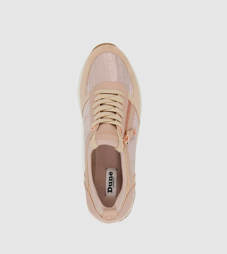 Buy Dune London EILIN Wedge Sneakers In Pink | 6thStreet UAE