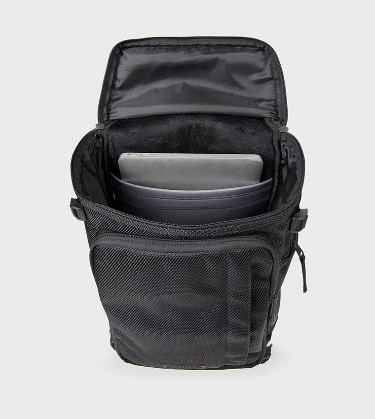 Buy Eastpak ECUM TOP Logo Detail Backpack In Black | 6thStreet Saudi Arabia
