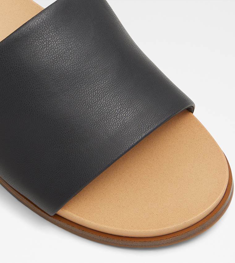 Buy Aldo ELINA Open Toe Slide Sandals In Black | 6thStreet UAE