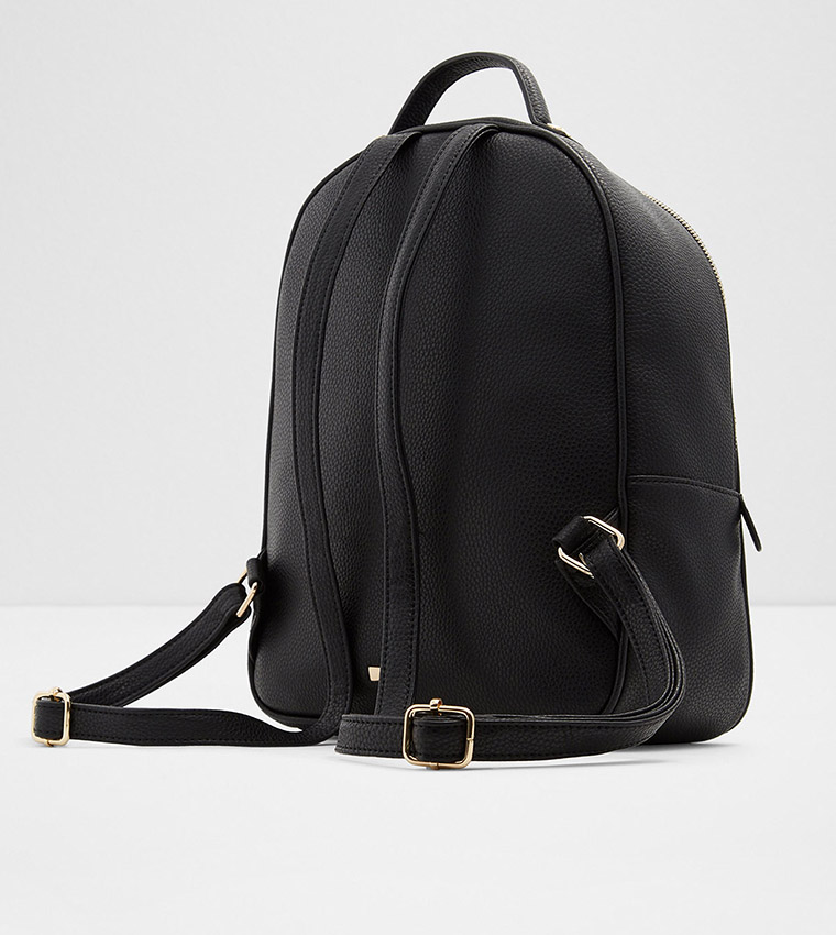 Buy Aldo Solid Backpack Black In Black | 6thStreet Bahrain