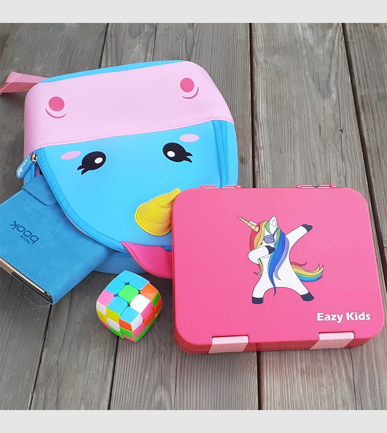 Buy Eazy Kids Eazy Kids 4 Compartment Bento Lunch Box With Sandwich ...