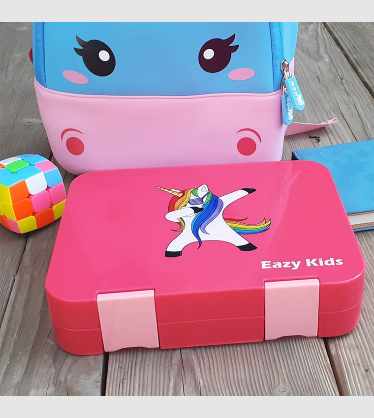 Buy Eazy Kids @ Sambox Eazy Kids 4 Compartment Bento Lunch Box With ...