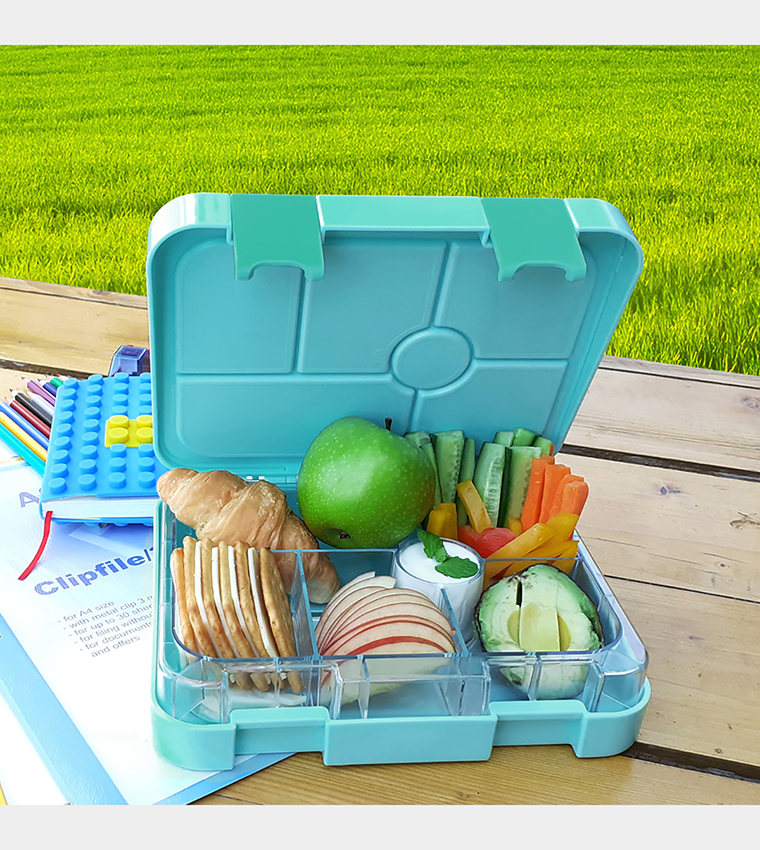 Buy Eazy Kids Eazy Kids 6 Compartment Bento Lunch Box With Sandwich ...
