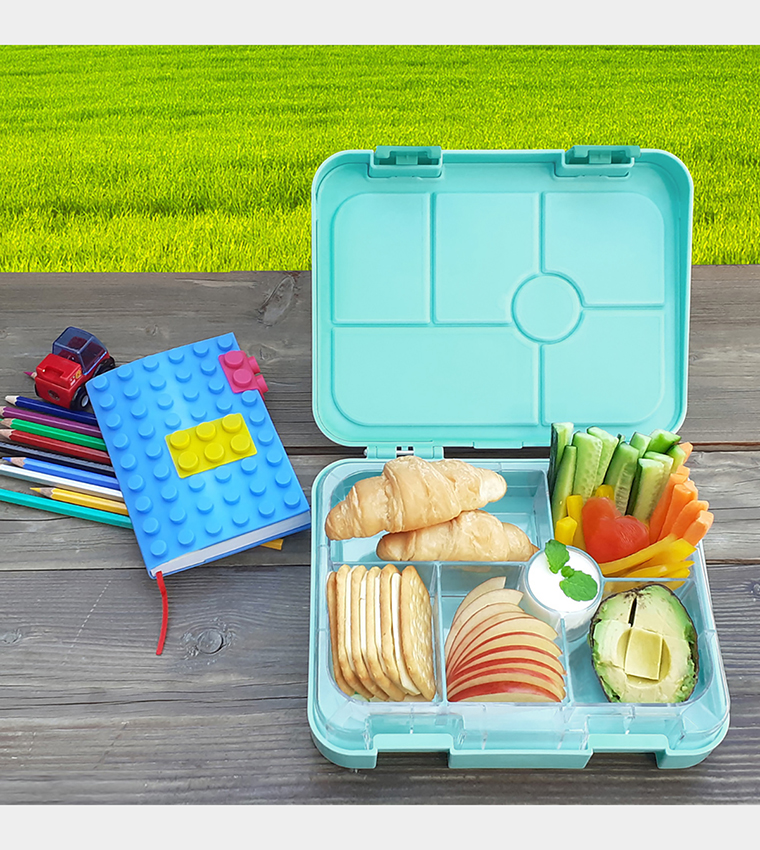 Buy Eazy Kids Eazy Kids 6 Compartment Bento Lunch Box With Sandwich ...