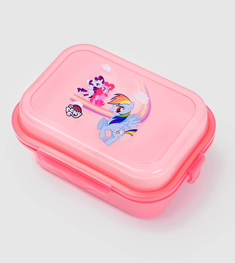 Buy Eazy Kids @ Sambox Pony Bento Lunch Box With Spoon Fun In Pink ...