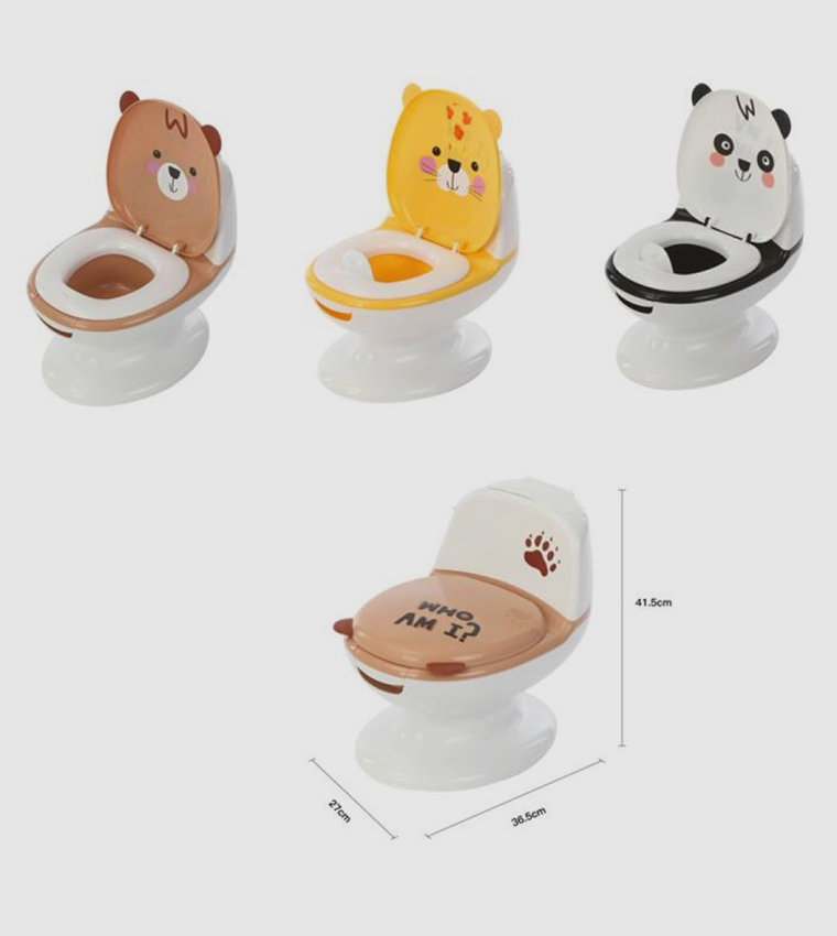 Buy Eazy Kids Leopard Potty Seat In Yellow | 6thStreet Saudi Arabia