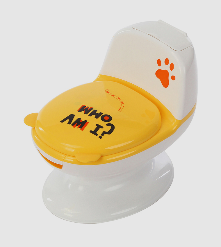 Buy Eazy Kids Leopard Potty Seat In Yellow | 6thStreet Saudi Arabia