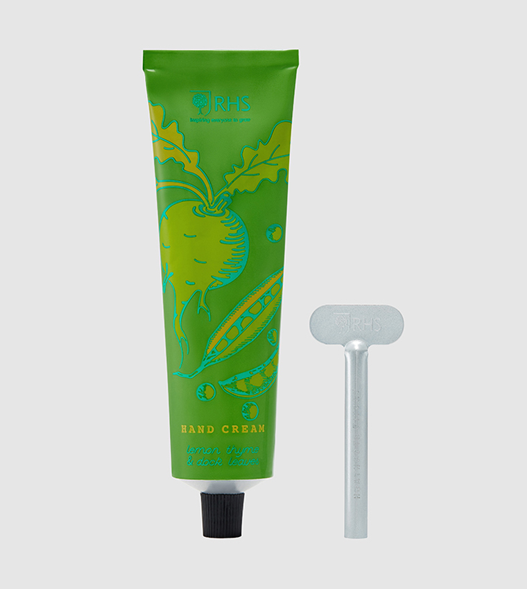 Buy RHS Home Grown Hand Cream And Twist Key 100ml In White | 6thStreet ...