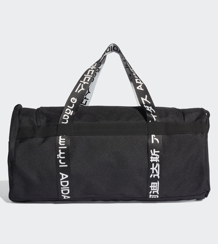 Buy Adidas Logo Handle Duffle Bag With Detachable Shoulder Strap In ...