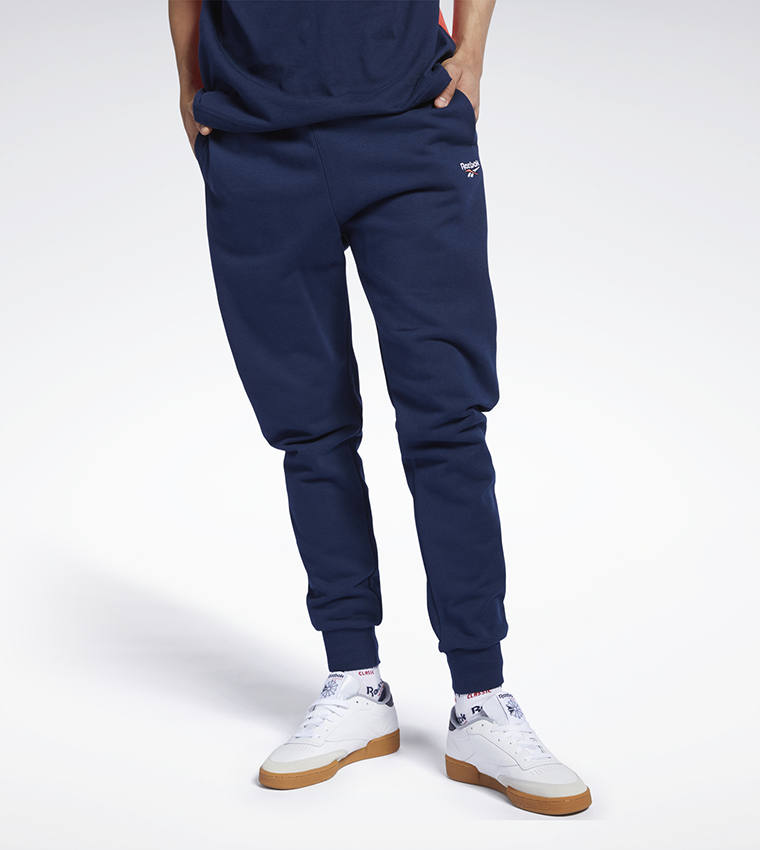 Buy Reebok Cl F Vector Pant Pants Blue In Blue | 6thStreet UAE
