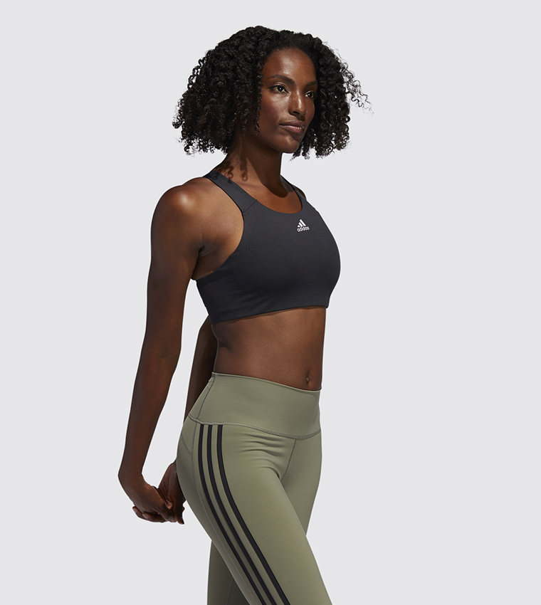 Buy Adidas Ultimate Alpha Bra In Black | 6thStreet Qatar