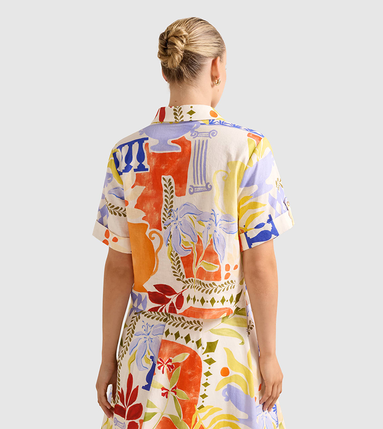 Buy Forever New PERLA Printed Short Sleeves Shirt In Multiple Colors ...