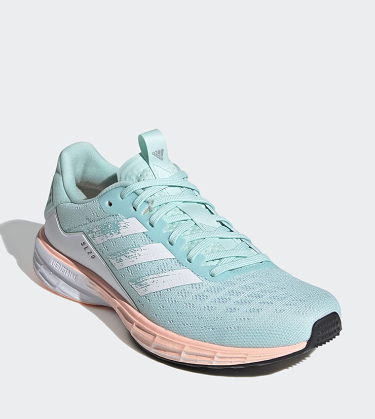 Buy Adidas SL20 Round Toe Running Shoes In Green | 6thStreet Saudi Arabia