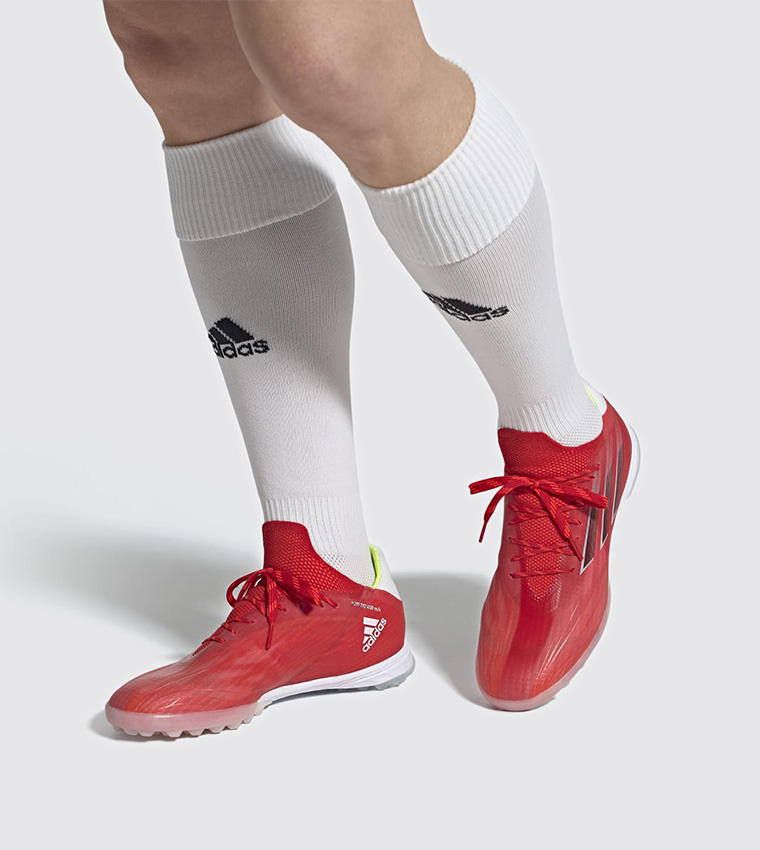 Buy Adidas X SPEEDFLOW.1 TF Football Shoes In Red | 6thStreet Qatar