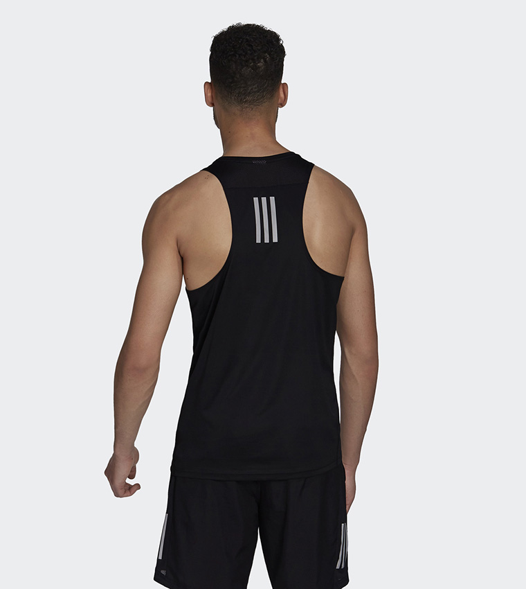 Buy Adidas Logo Detail Sleeveless Vest In Black | 6thStreet Qatar