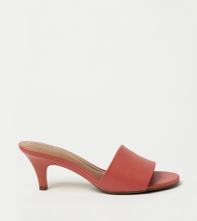 Buy Beira Rio HELEN Open Toe Heel Sandals In Pink | 6thStreet UAE
