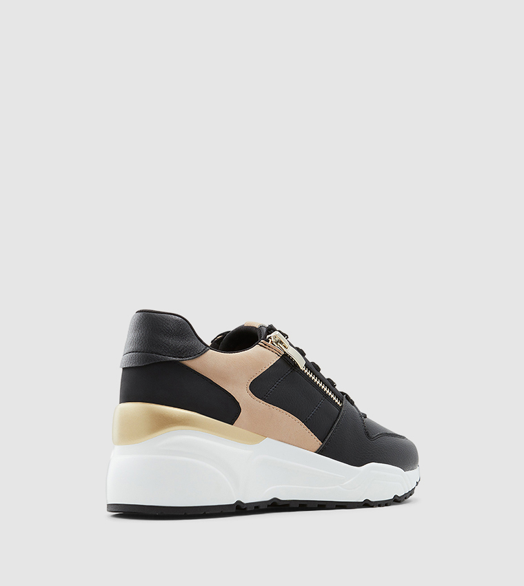Buy Call It Spring Gigii Low Top Sneakers In Black | 6thStreet UAE