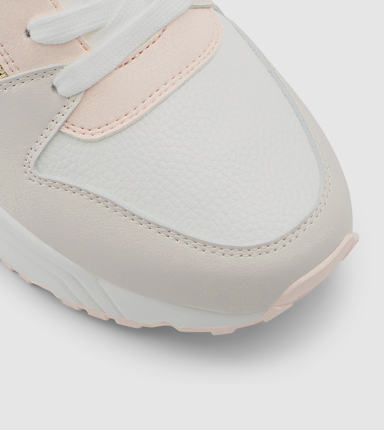 Buy Call It Spring Gigii Low Top Sneakers In Beige | 6thStreet UAE