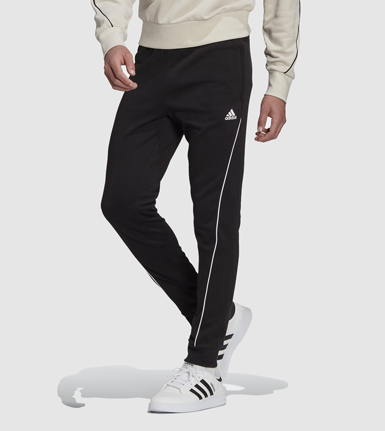Buy Adidas Essentials Logo Pants In Black | 6thStreet Qatar