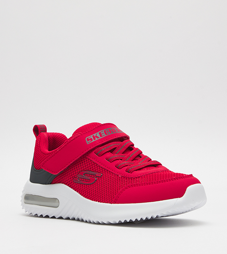 Buy Skechers BOUNDER TECH Velcro Running Shoes In Red | 6thStreet Saudi ...