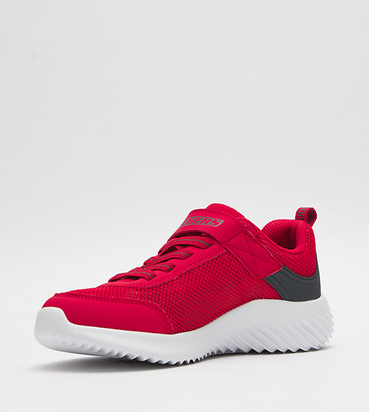 Buy Skechers BOUNDER TECH Velcro Running Shoes In Red | 6thStreet Saudi ...