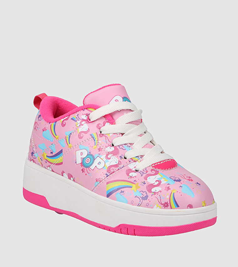 Buy Heelys Pop Strive Printed Sneakers In Pink | 6thStreet Saudi Arabia