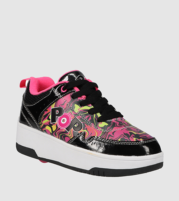 Buy Heelys Pop Contend Printed Sneakers In Black | 6thstreet UAE