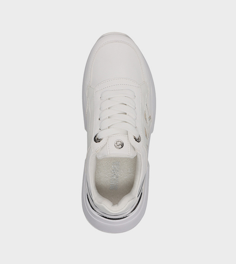 Buy Michael Kors Cosmo Maddy Low Top Sneakers In White | 6thStreet UAE