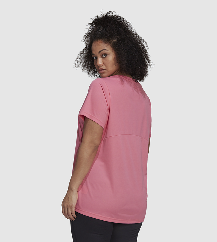 Buy Adidas Aeroready Designed 2 Move Tee Plus Size In Red 6thstreet Bahrain