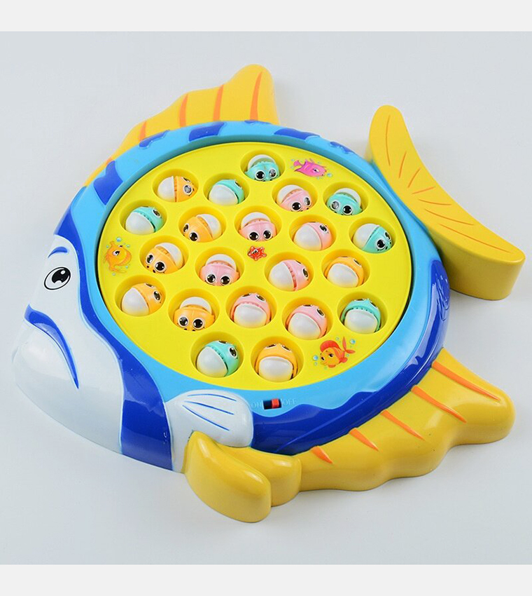 Buy Toonz Electric Fishing Playset With 21 Fishes Music & Sounds +3 ...