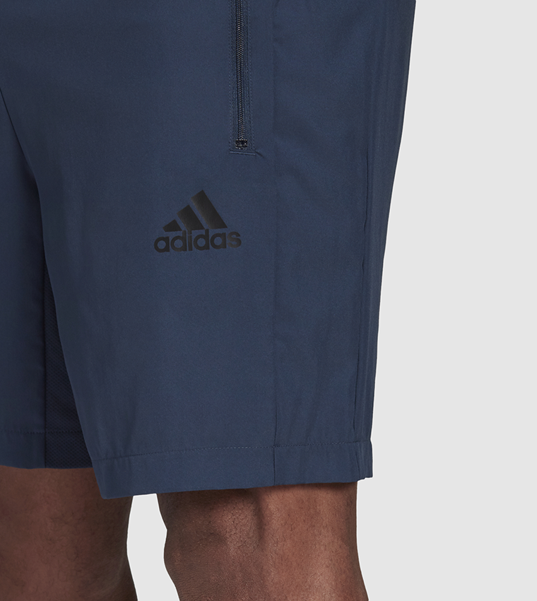 Buy Adidas Aero Ready Designed 2 Move Woven Active Shorts In Blue ...