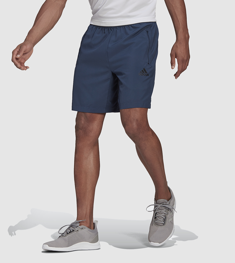 Buy Adidas Aero Ready Designed 2 Move Woven Active Shorts In Blue ...