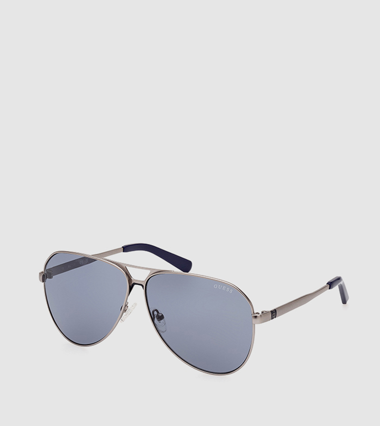 Buy Guess Aviator Sunglasses In Grey | 6thStreet Saudi Arabia