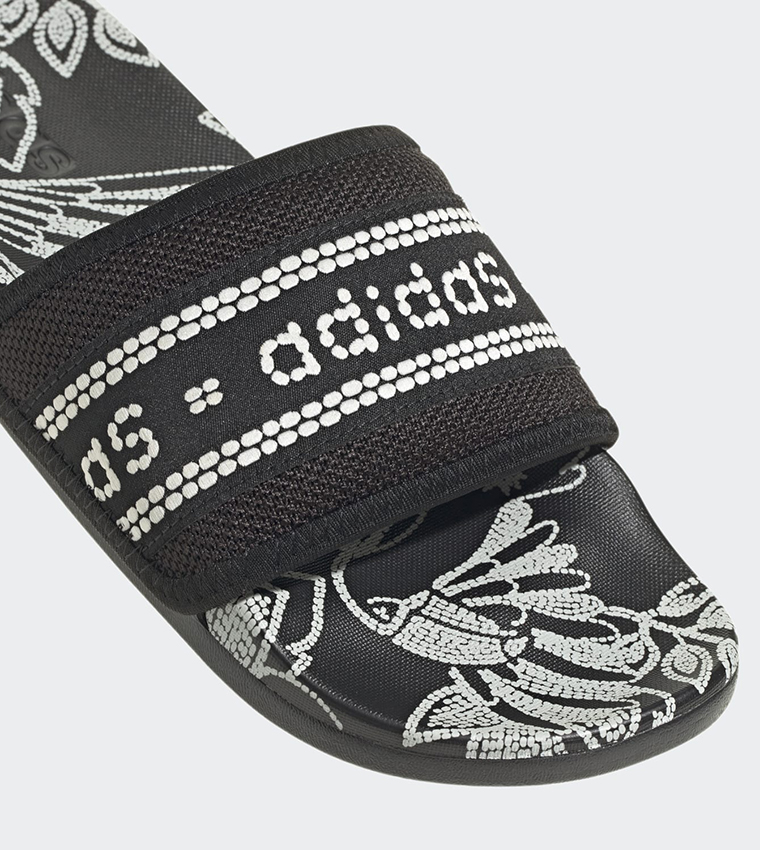 Buy Adidas Adilette Comfort Slides In Black | 6thStreet UAE