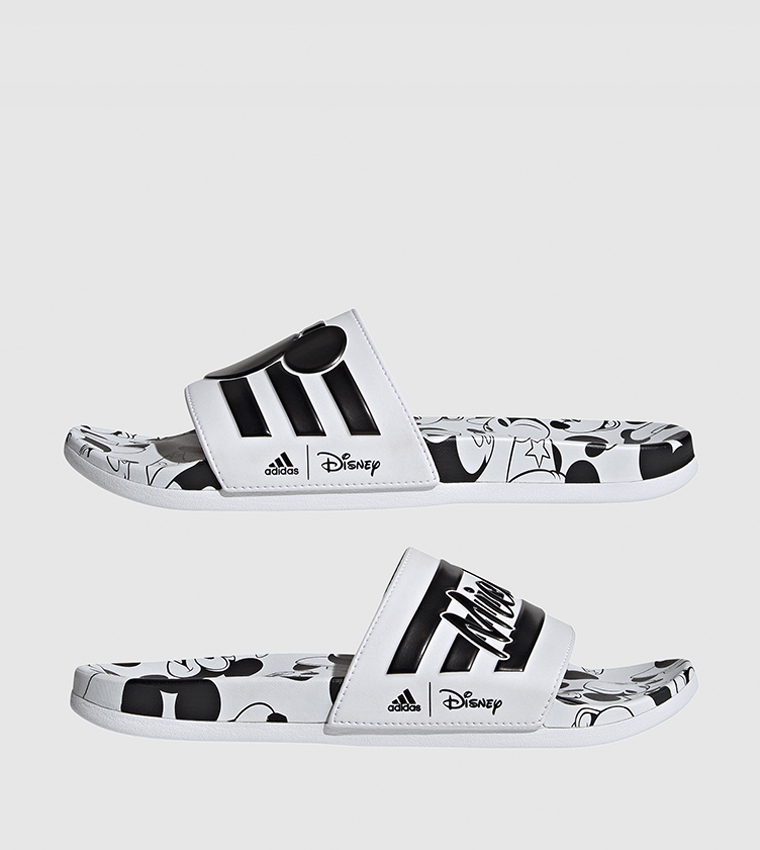 Buy Adidas Adilette Comfort Slides In White | 6thStreet UAE