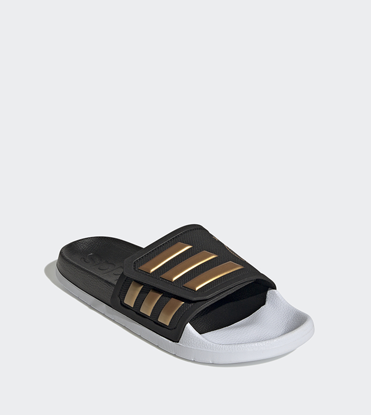 Buy Adidas Adilette Open Toe Slides In Black | 6thStreet UAE