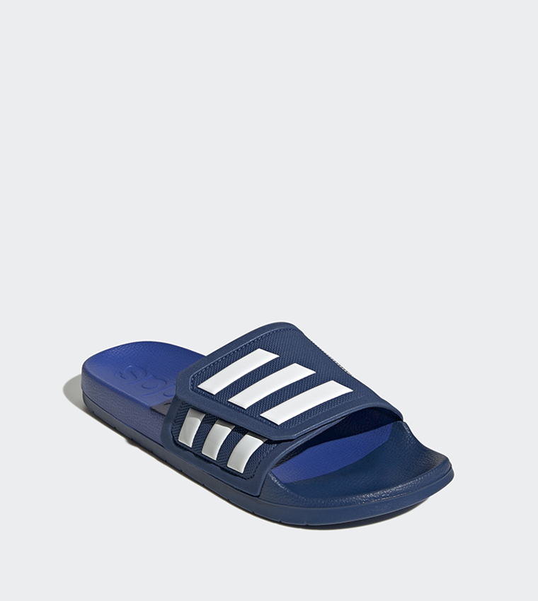Buy Adidas Adilette Open Toe Slides In Blue | 6thStreet UAE