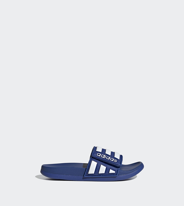 Buy Adidas Adilette Comfort Adjustable Slides In Blue | 6thStreet Bahrain