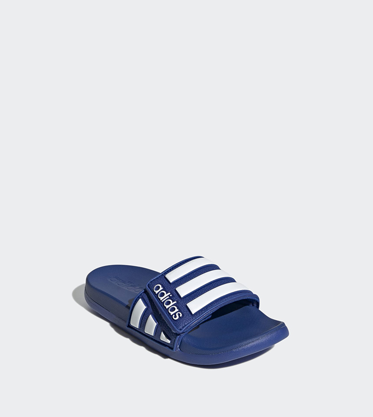 Buy Adidas Adilette Comfort Adjustable Slides In Blue | 6thStreet Bahrain